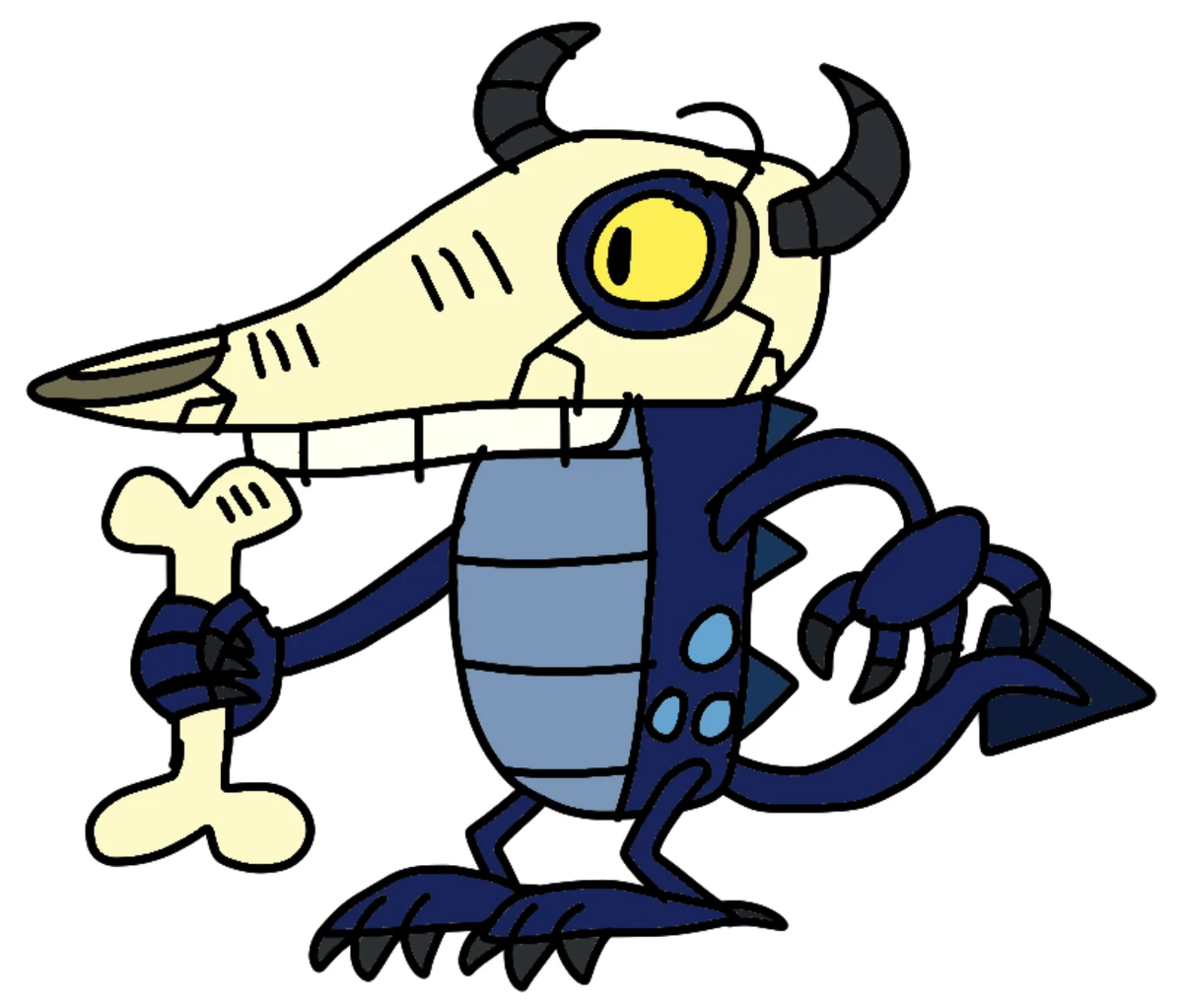 Boneluegon (Fakemon Character) | Dinosaur train fanon Wikia | Fandom