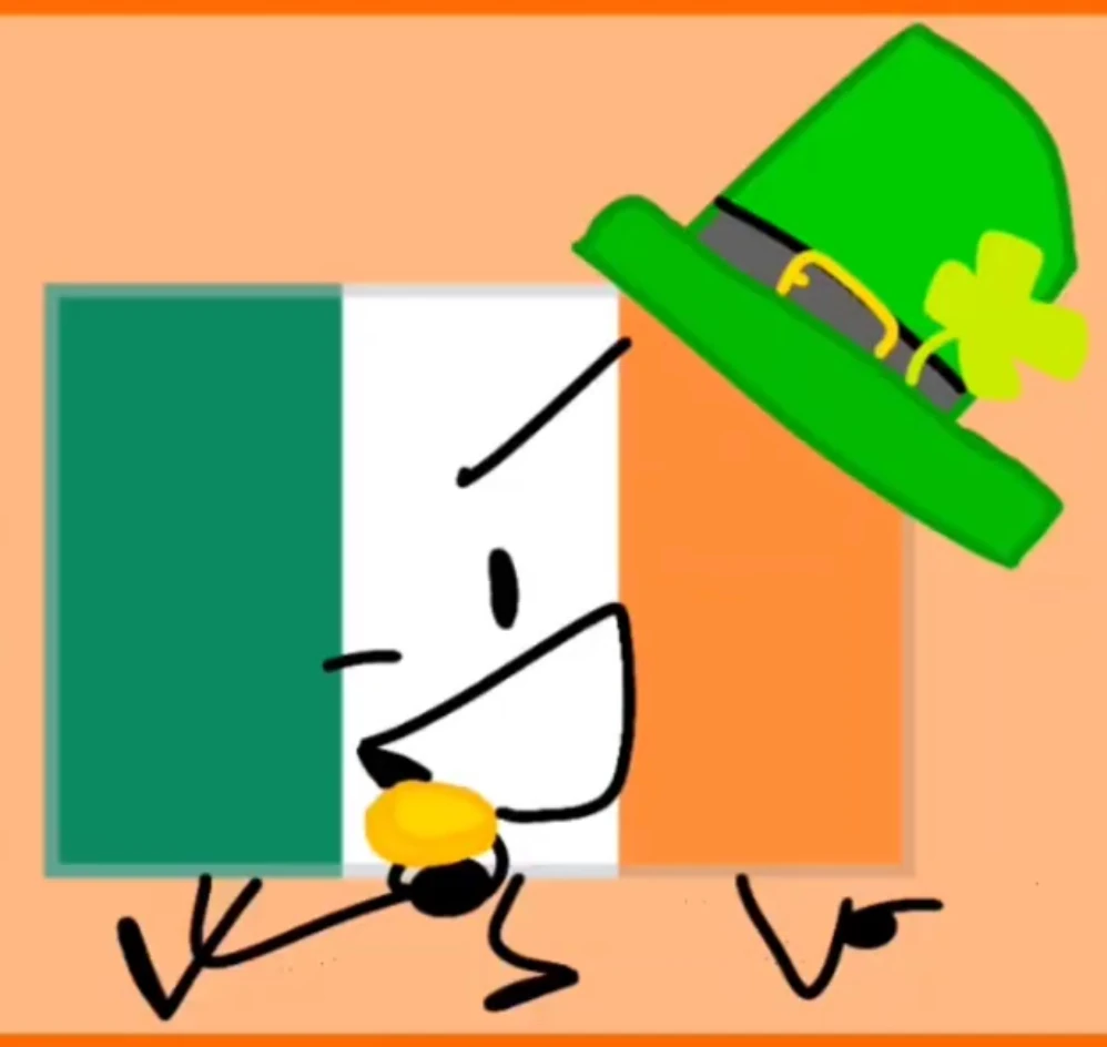 Ireland (Object Flags Characters) | Dinosaur train fanon Wikia | Fandom
