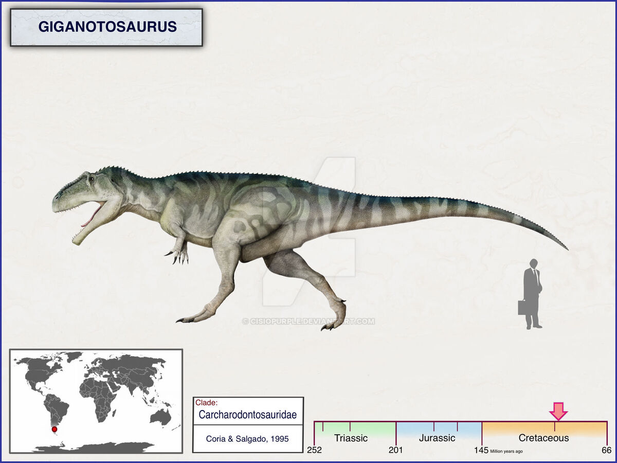 Giganotosaurus/Accuracy-Improved Version | Dinosaur world mobile fan ...