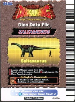 Saltasaurus Dinosaur King