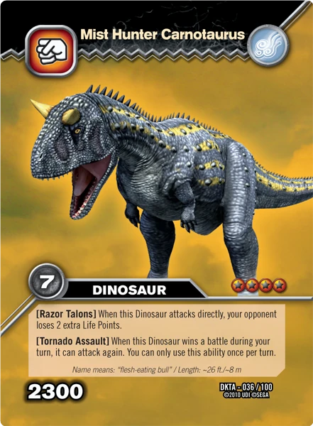 Dinosaur King Super Carnotaurus