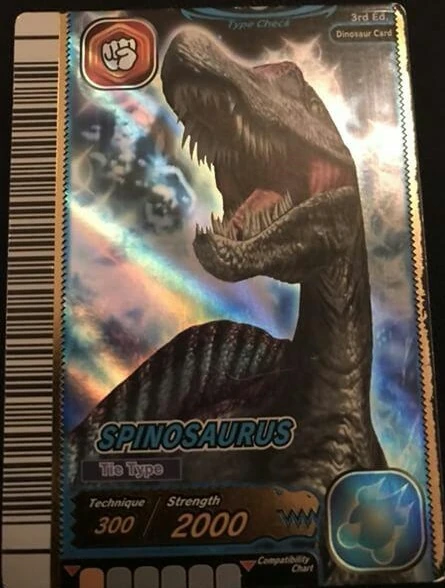Dinosaur King Spinosaurus Card