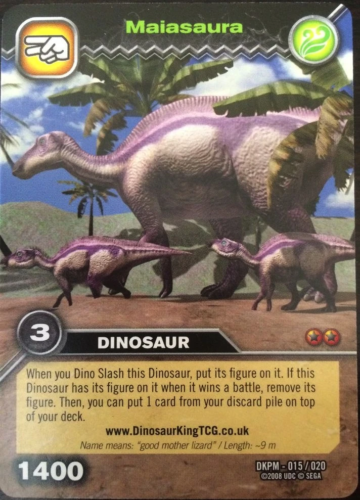 Dinosaur King Maiasaura Card
