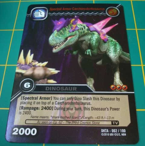 Dinosaur King Carcharodontosaurus Armor