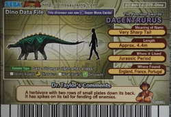 Dinosaur King Dacentrurus