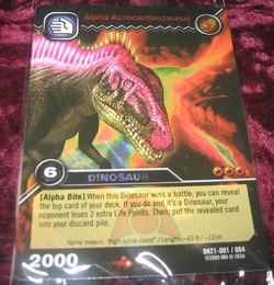 Dinosaur King Alpha Acrocanthosaurus