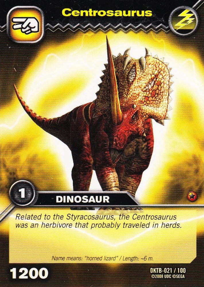 Dinosaur King Centrosaurus