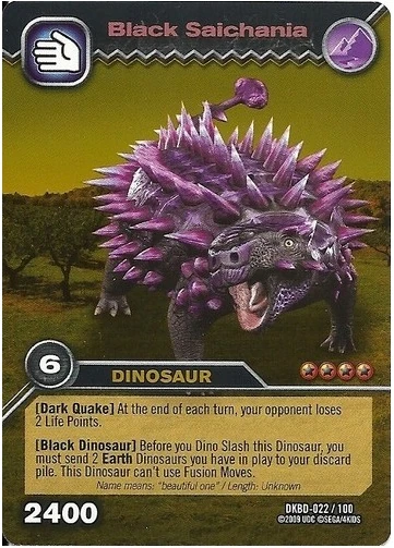 Dinosaur King Saichania Armor