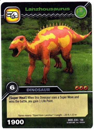 Dinosaur King Lanzhousaurus