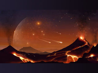 Hadean Era Rock Formations