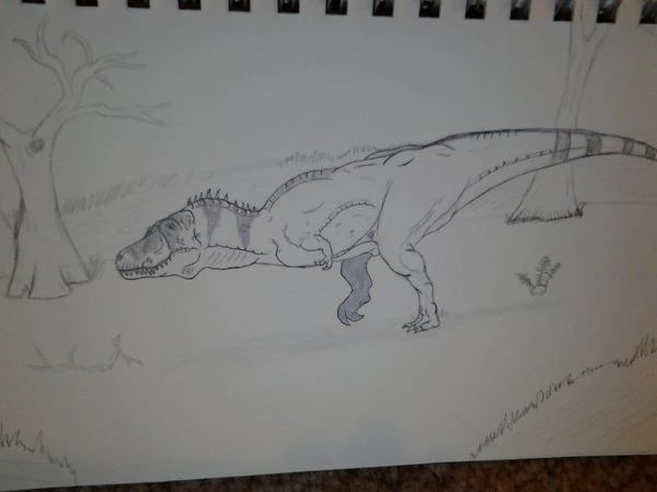 User blog:Diakujia/Tarbosaurus Bataar Drawing | Dinopedia | Fandom