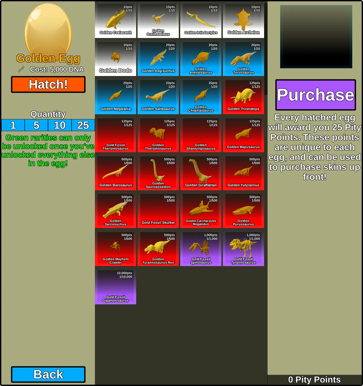 Golden Egg | Dinosaur Simulator Wiki | Fandom