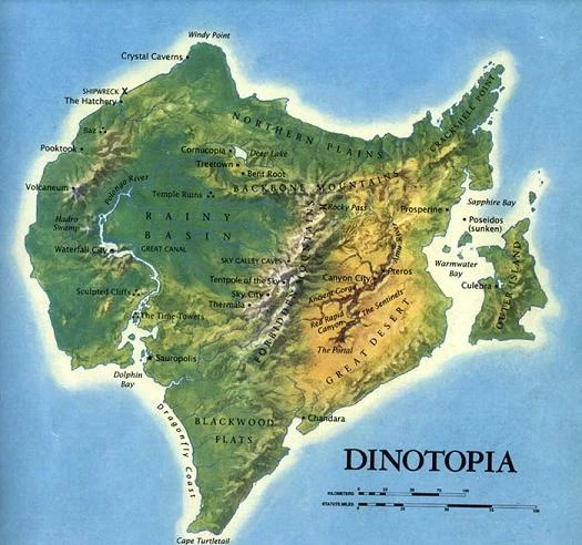 Map of Dinotopia | Dinotopia Wiki | Fandom
