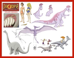 dinotopia coloring pages