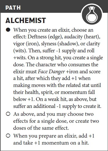 Alchemist (path) | Dirty20Gaming plays Ironsworn Wiki | Fandom