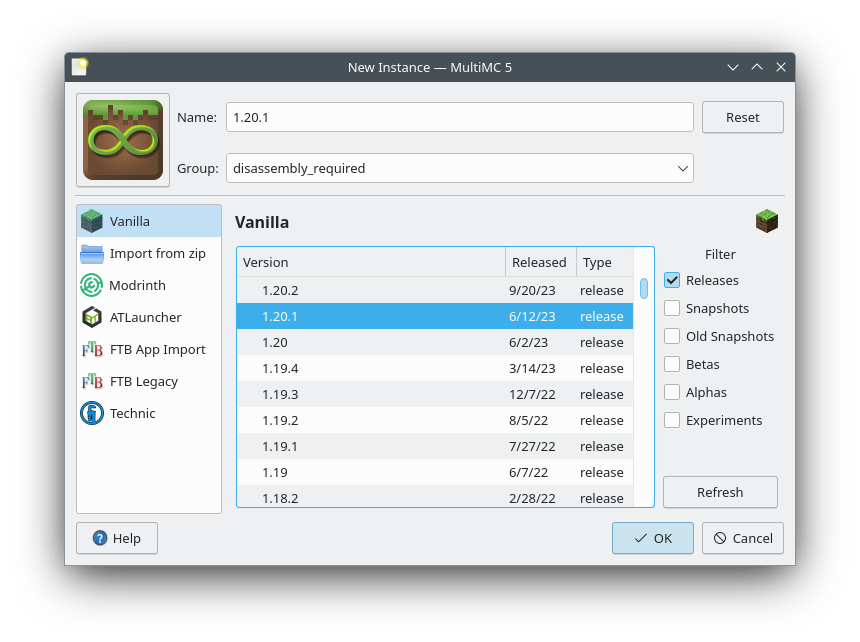 MultiMC Launcher | Disassembly_Required Wiki | Fandom