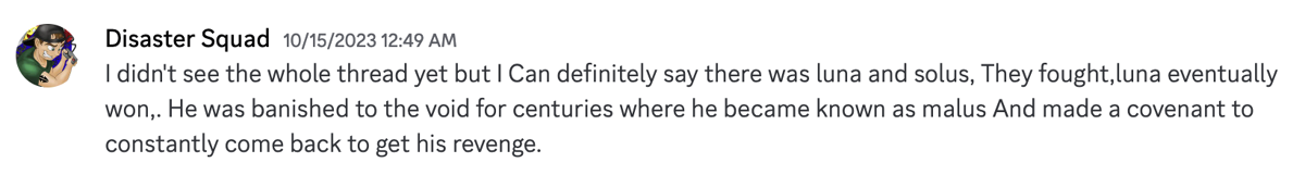 Malus | Disaster Squad Productions Wiki | Fandom