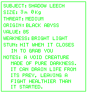 Shadow Leech | Disaster Squad Productions Wiki | Fandom