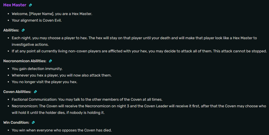 Hex Master | Discord Mafia Wiki | Fandom