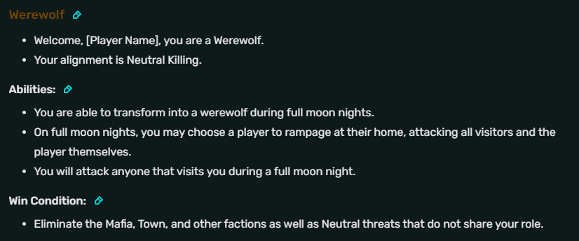 Werewolf | Discord Mafia Wiki | Fandom