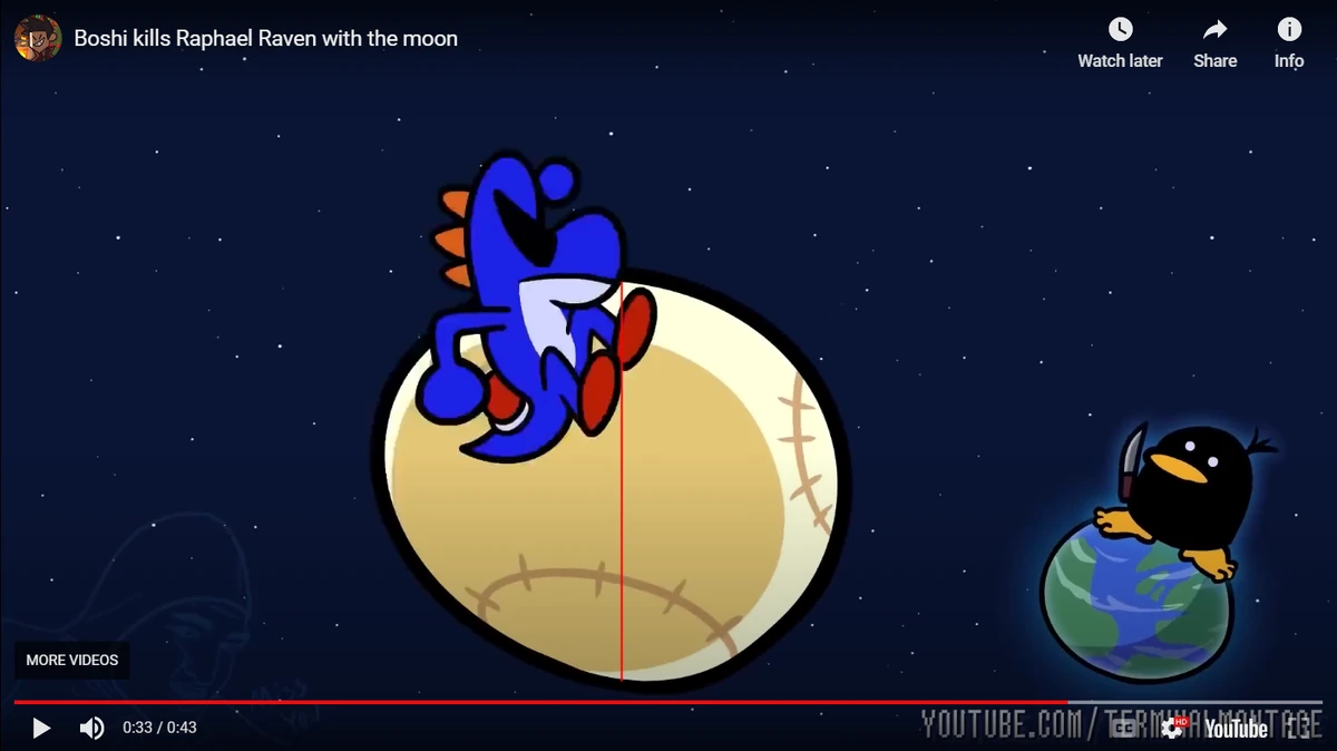 User blog:Chr1sm0007/TerminalMontage: Boshi kicks the Moon | DS Wiki ...