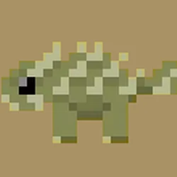 Triceratops Disco Zoo Pattern