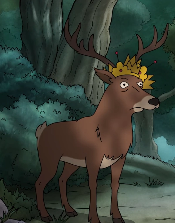 Crown-wearing deer | Disenchantment Wiki | Fandom