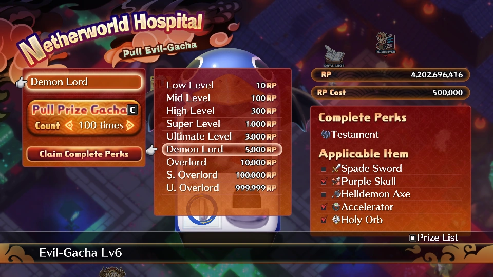 Evil-Gacha | Disgaea Wiki | Fandom