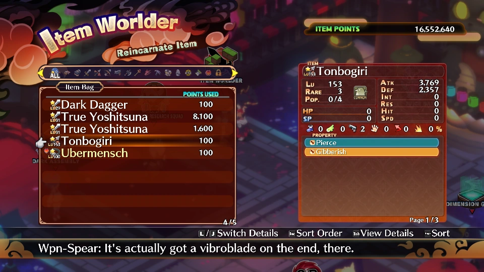 Item Reincarnation | Disgaea Wiki | Fandom