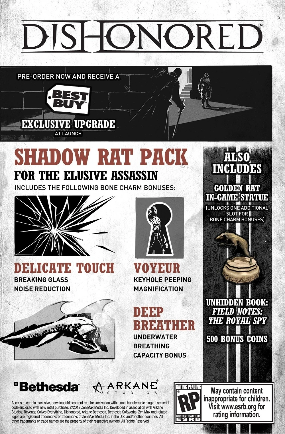 Shadow Rat Pack | Wiki Dishonored | Fandom