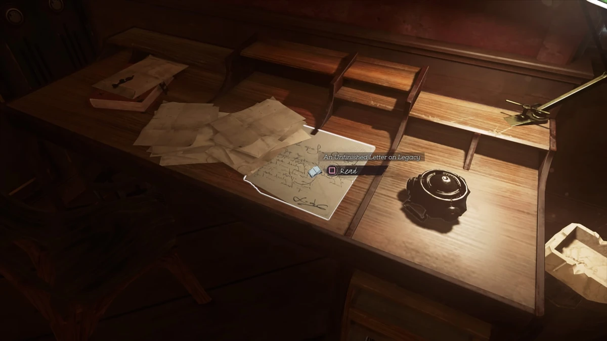An Unfinished Letter on Legacy | Dishonored Wiki | Fandom