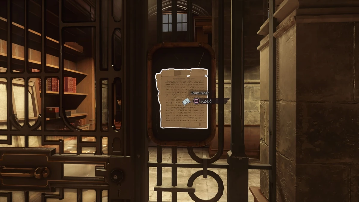 Reminder | Dishonored Wiki | Fandom