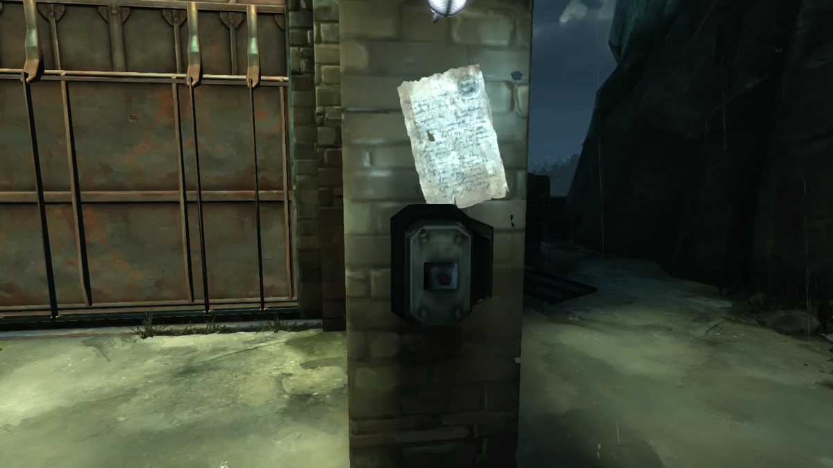 Overseer Workshop Note | Dishonored Wiki | Fandom