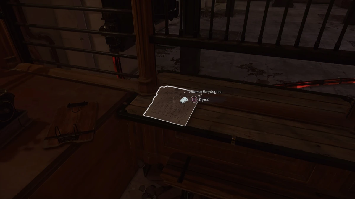 Note to Employees | Dishonored Wiki | Fandom