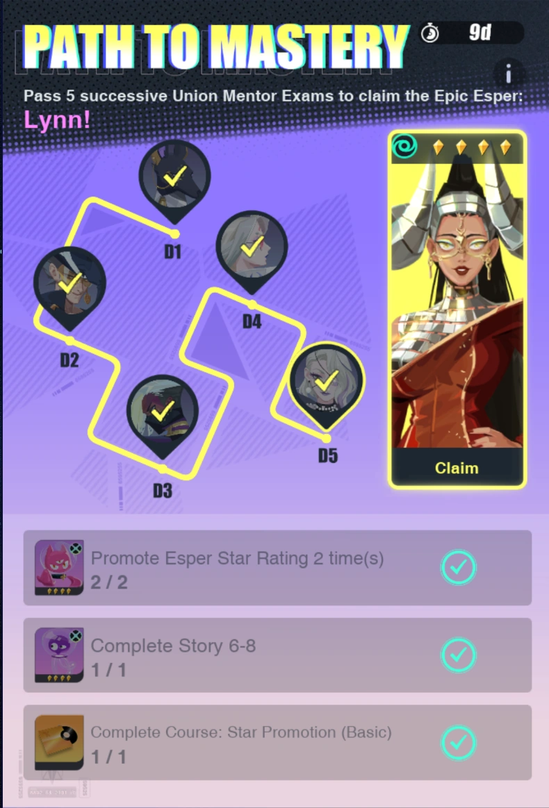 Path to Mastery | Dislyte Wiki | Fandom