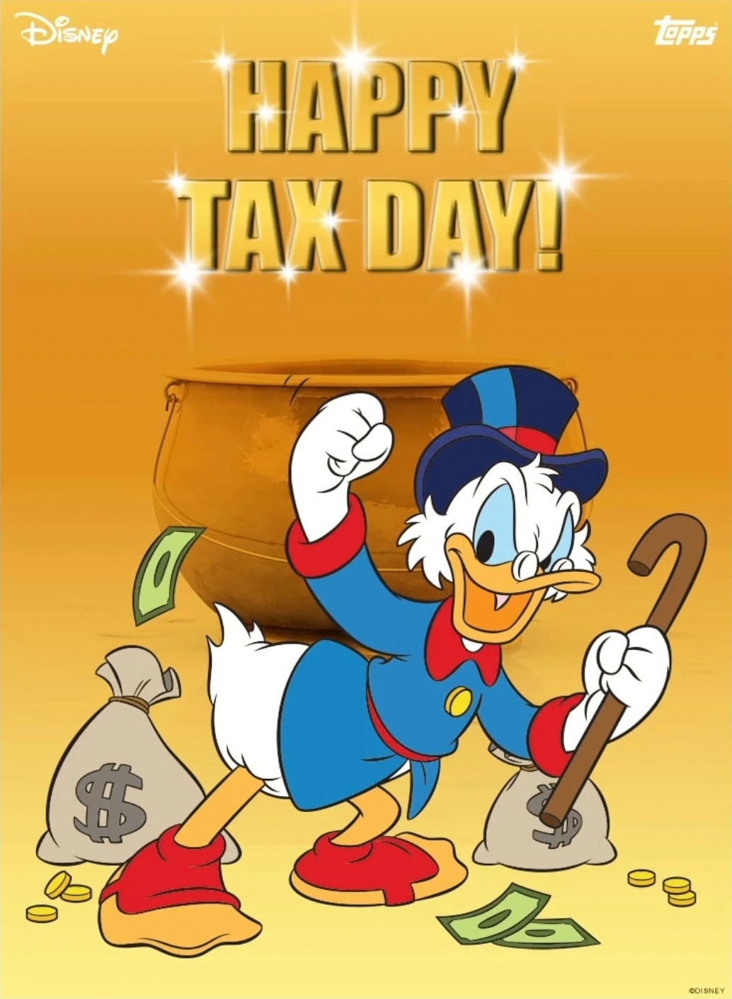 2946 - Angry Scrooge | Disney Collect! by Topps Wiki | Fandom