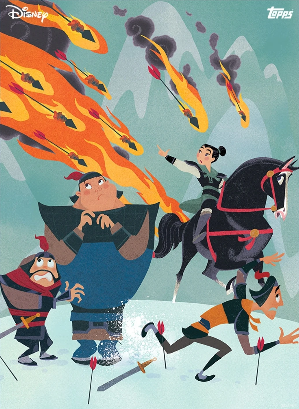 1881 - Mulan Under Attack | Disney Collect! by Topps Wiki | Fandom