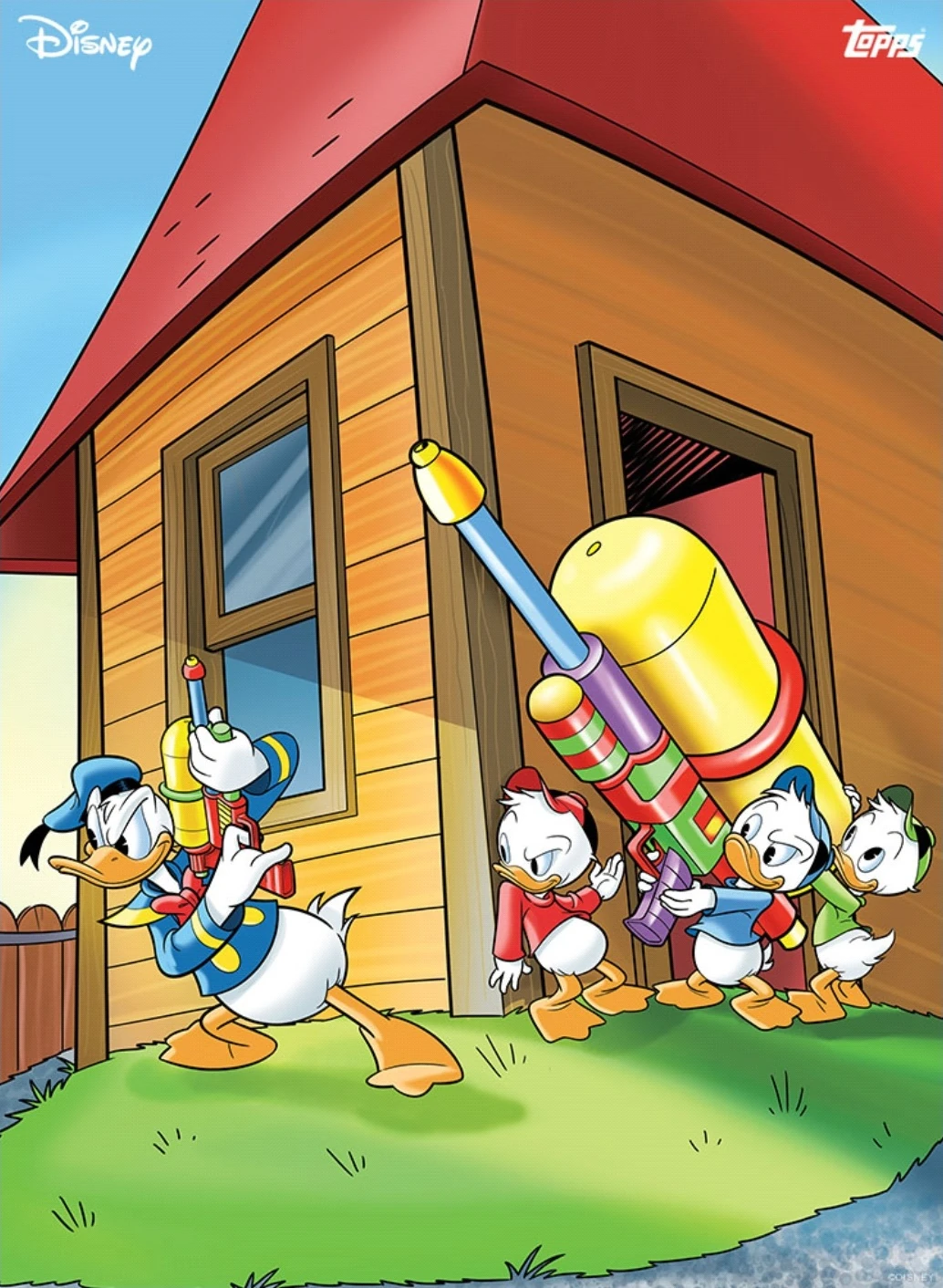 2912 - Water Gun Fight | Disney Collect! by Topps Wiki | Fandom