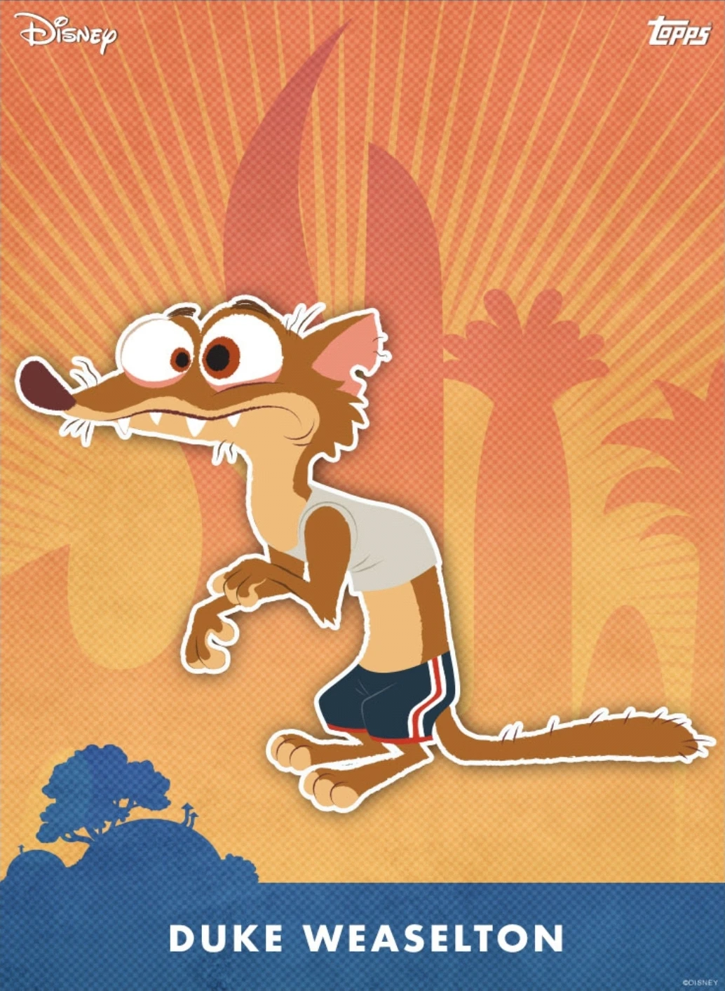 1108 - Duke Weaselton | Disney Collect! by Topps Wiki | Fandom