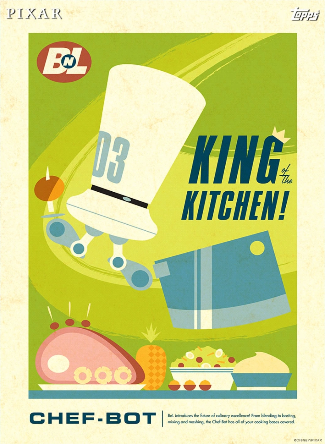 3086 - Chef-Bot | Disney Collect! by Topps Wiki | Fandom