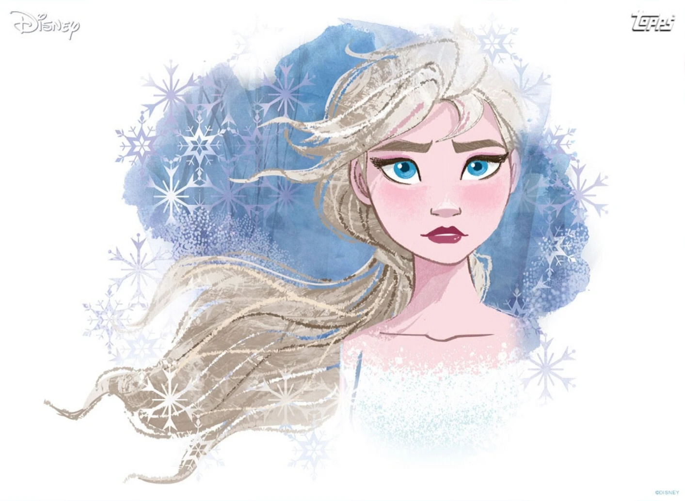 1136 - Elsa (Portrait) | Disney Collect! by Topps Wiki | Fandom