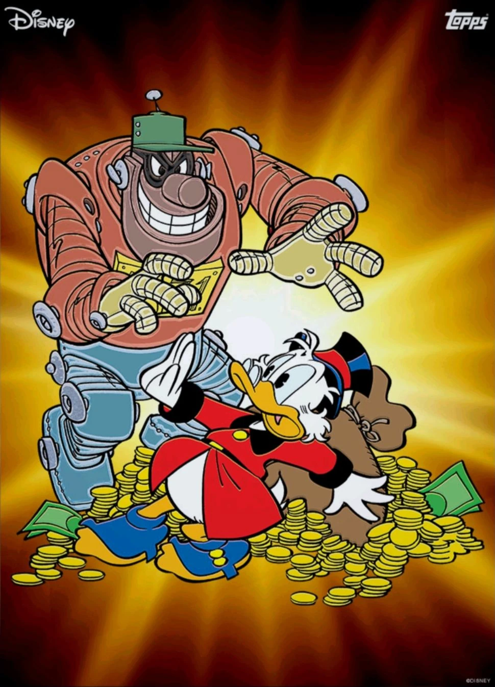 30707 - Scrooge McDuck & Robot | Disney Collect! by Topps Wiki | Fandom