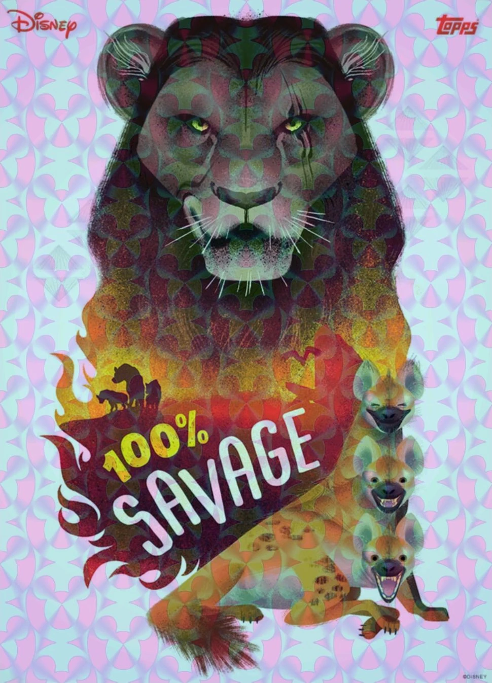 32770 - 100% Savage | Disney Collect! by Topps Wiki | Fandom