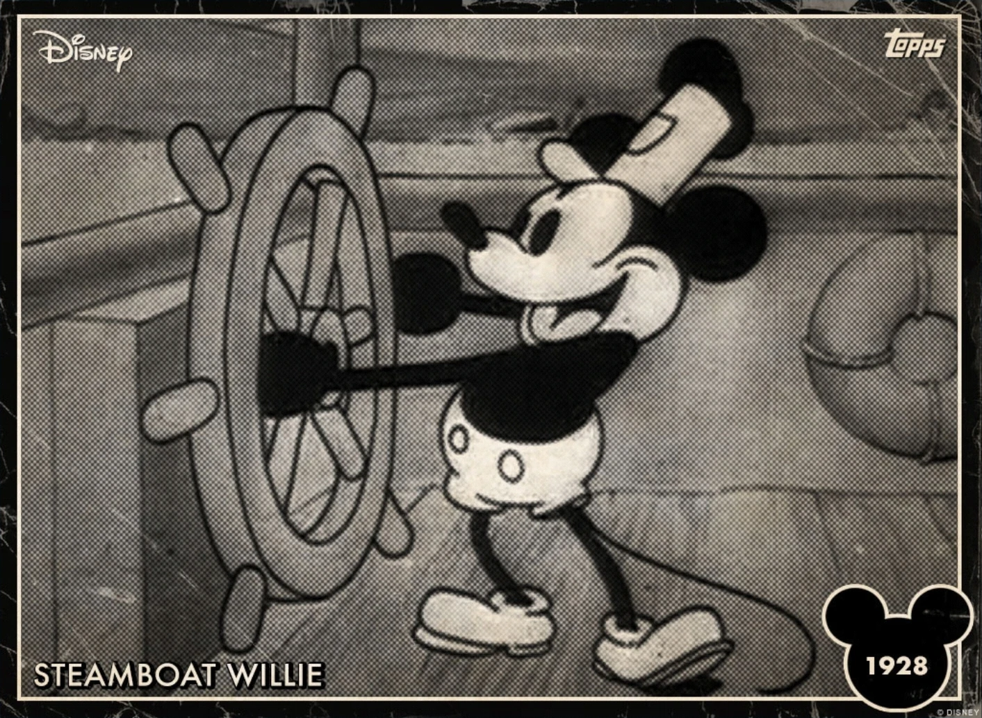 1308 - 1928 - Steamboat Willie | Disney Collect! by Topps Wiki | Fandom