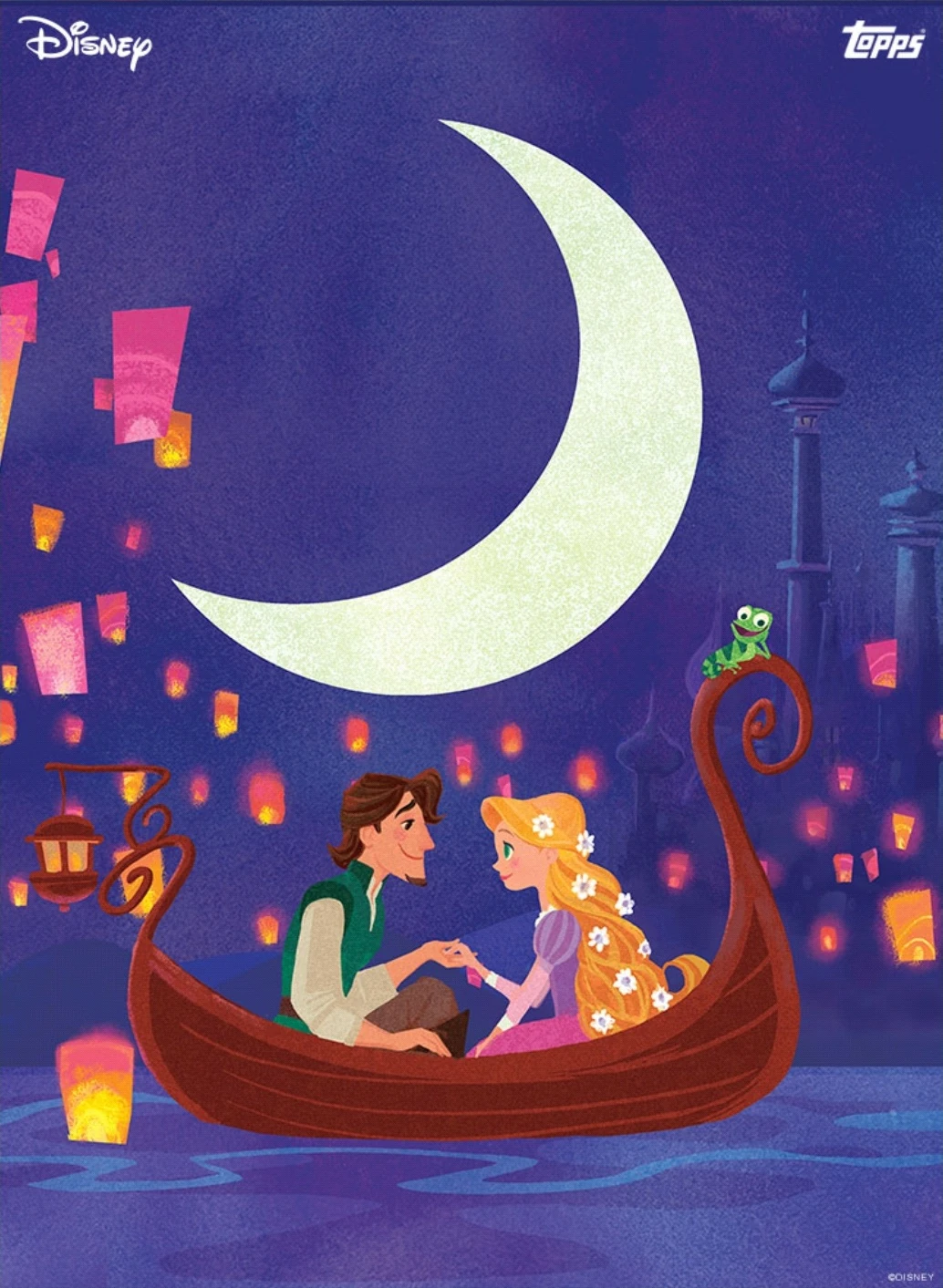 1889 - Rapunzel, Flynn & Pascal | Disney Collect! by Topps Wiki | Fandom