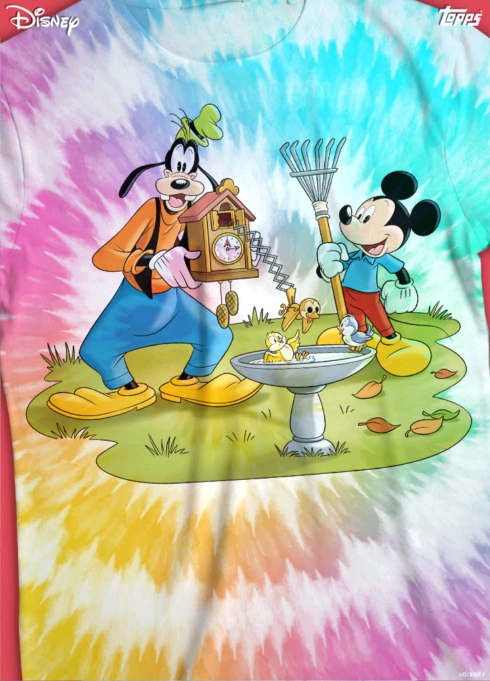 24268 - Goofy & Mickey Mouse's Bird Bath | Disney Collect! by Topps ...