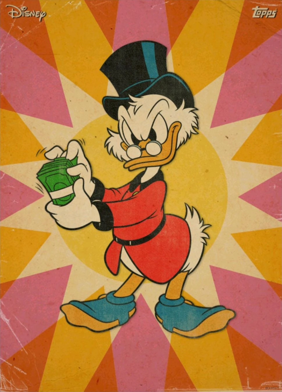 31251 - Scrooge McDuck Counting Cash | Disney Collect! by Topps Wiki ...