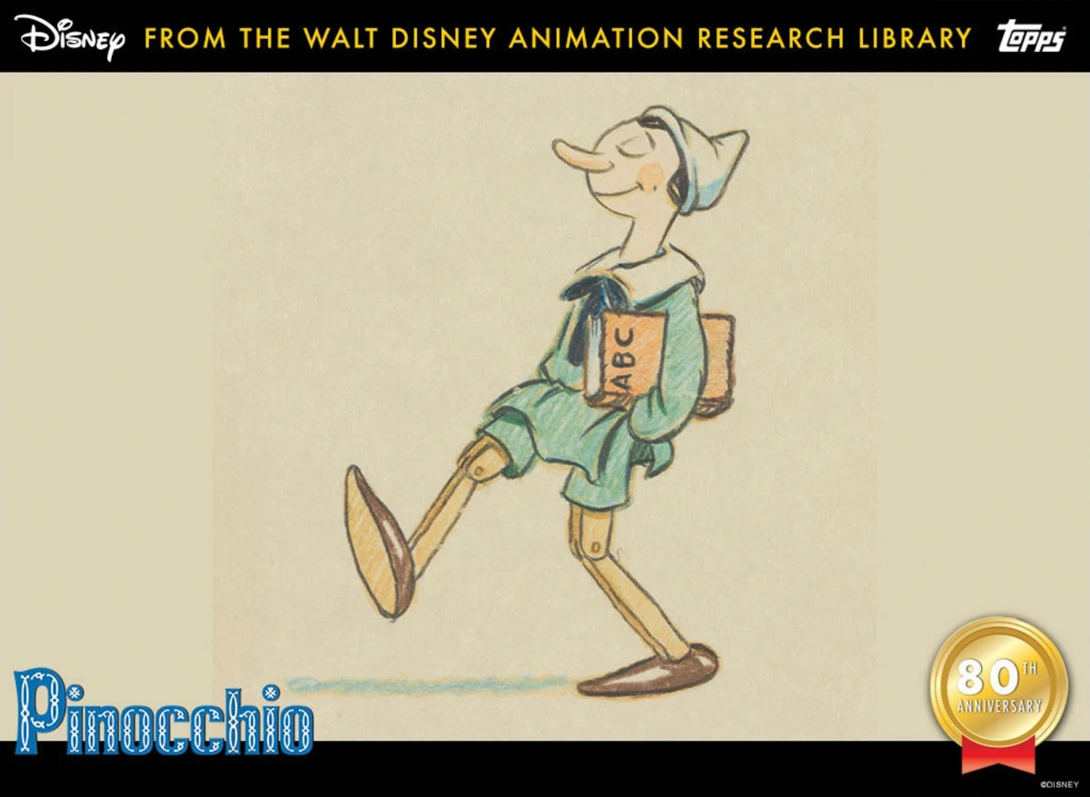 2436 - Pinocchio Walking Towards School | Disney Collect! by Topps Wiki ...