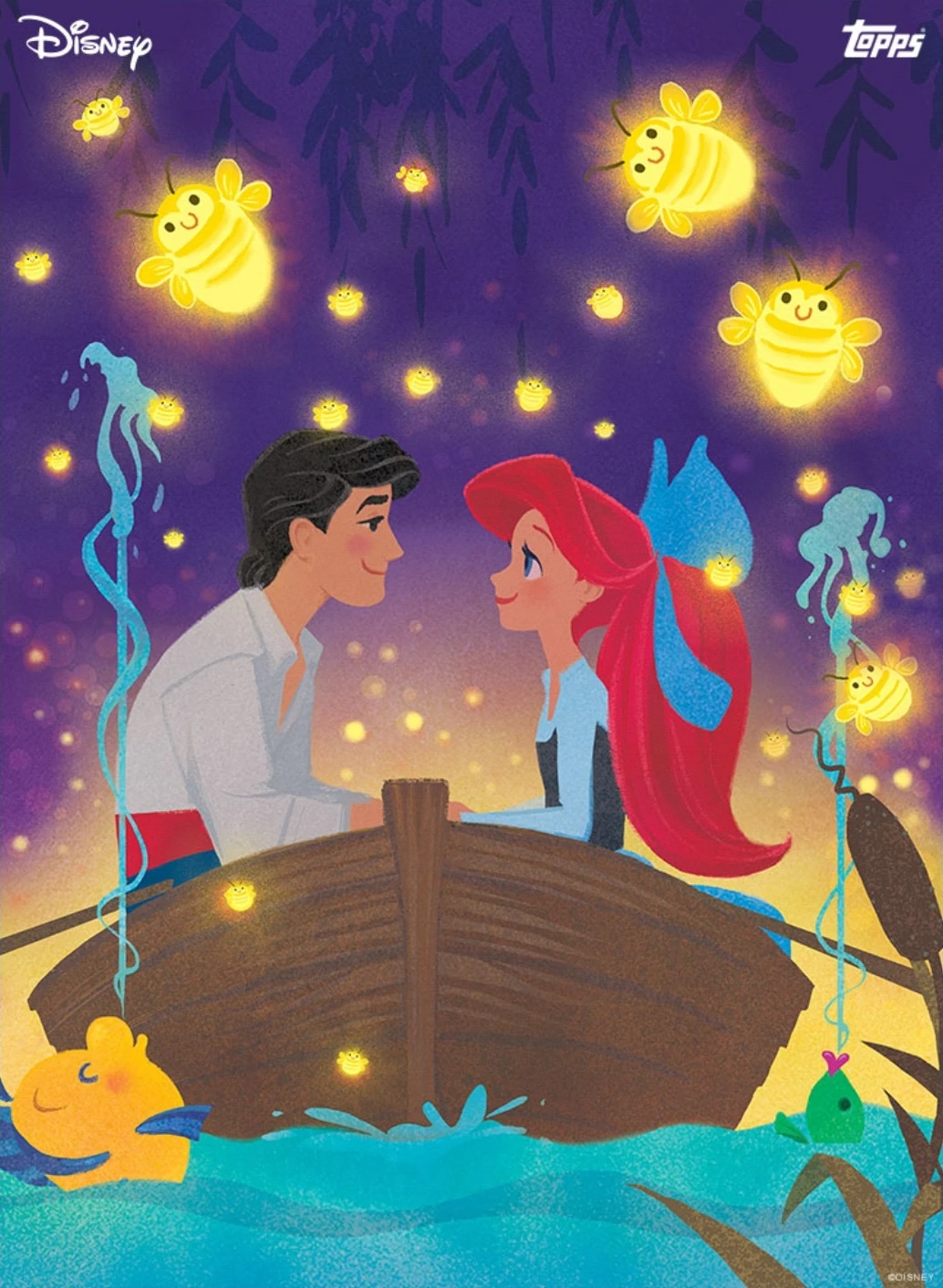 1898 - Ariel & Prince Eric (Award) | Disney Collect! by Topps Wiki | Fandom