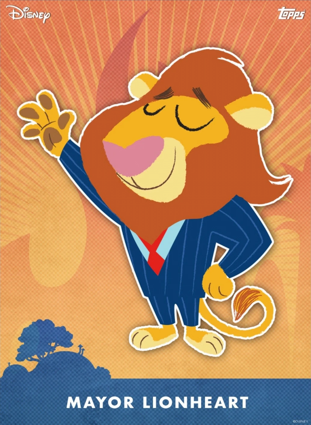 1104 - Mayor Lionheart | Disney Collect! by Topps Wiki | Fandom